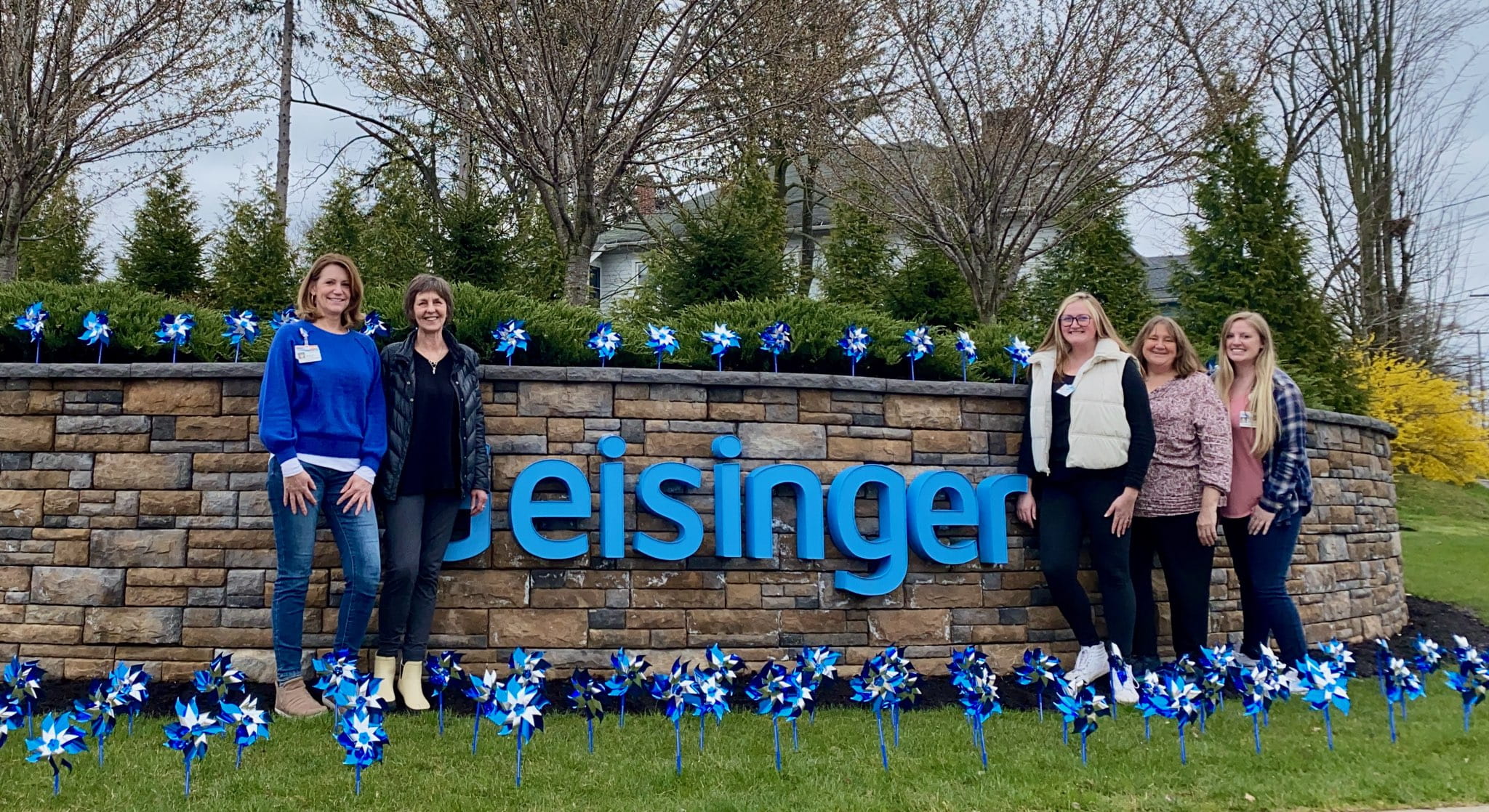 Pinwheels placed to raise awareness for Child Abuse Prevention month